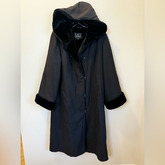 Utex | Jackets & Coats | Utex Design Black Faux Fur Shearling Lined ...